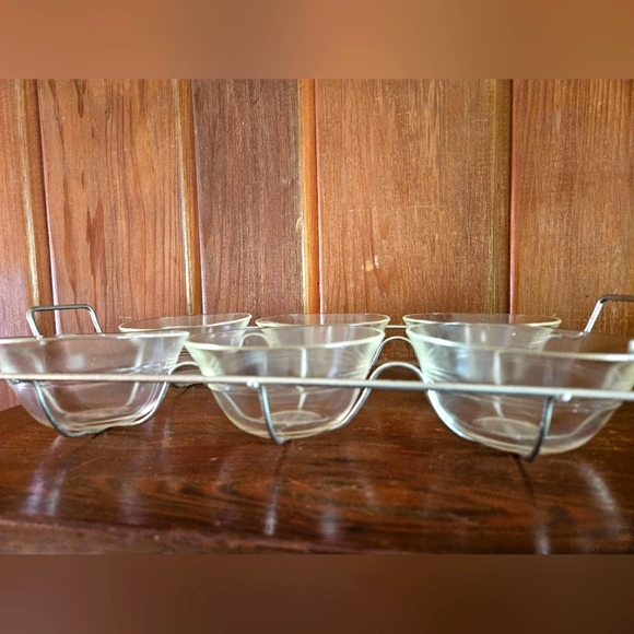 Pyrex | Dining | 7 Piece Set Of Vintage Pyrex Sorbert Dessert Bowlscups ...